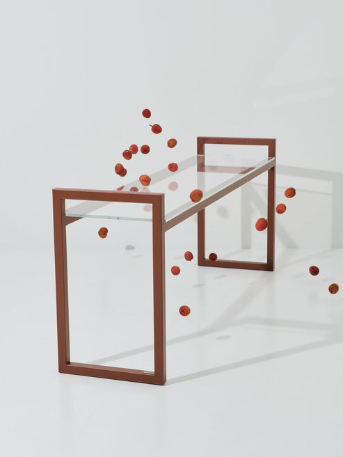 Invisible Bench Sitzbank aus Metall & Plexiglas, handgefertigt in der ...